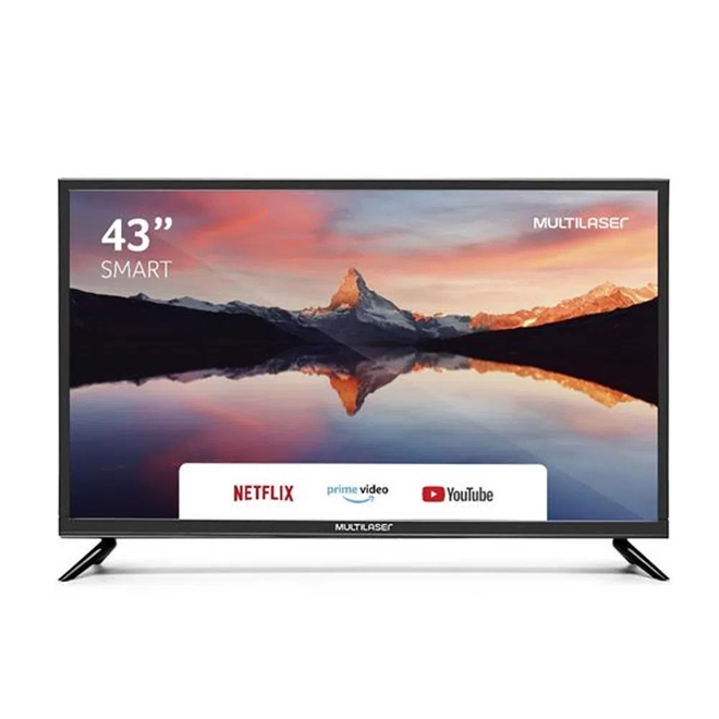 TV Multilaser 43'' Full HD Smart Wi-Fi HDMI USB TL015