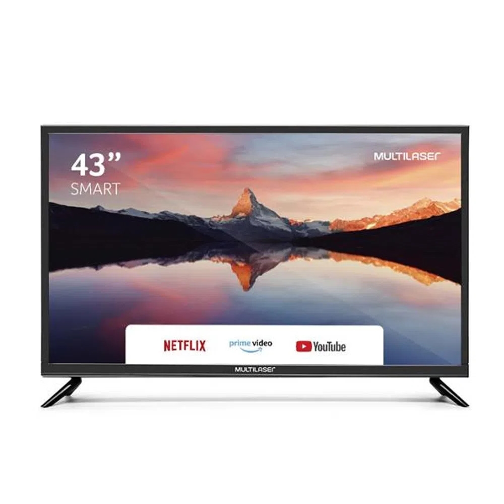 TV Multilaser 43'' Full HD Smart Wi-Fi HDMI USB TL015