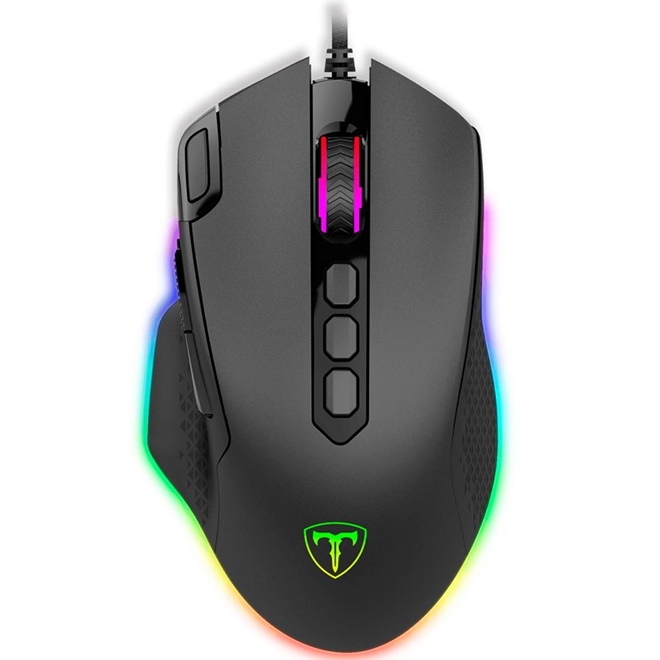 Mouse Gamer T-Dagger Senior RGB 4800DPI Preto T-TGM205