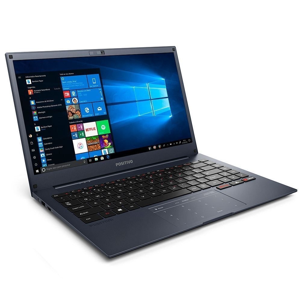 Notebook Positivo Motion Q232B 14.1'' HD Atom Z8350 32GB eMMC 2GB Win ...
