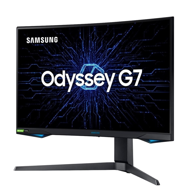 Monitor Gamer Samsung LED Curvo Odyssey 27'' G7 WQHD 240Hz 1ms Freesync ...
