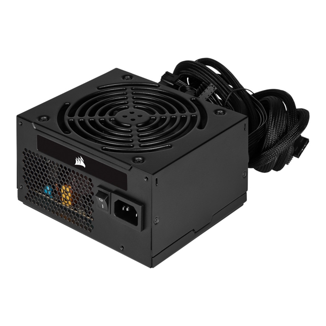 Fonte Corsair VS600 600W 80 Plus White Preto - CP-9020224-BR