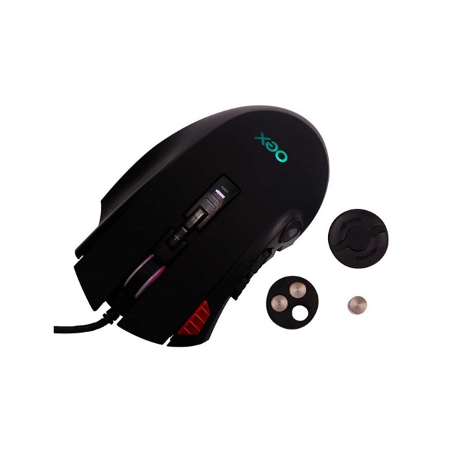 Mouse Gamer Óptico OEX Game Mouse Strike RGB 10000Dpi MS315
