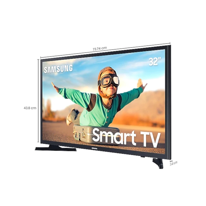 Smart TV Samsung 32'' Tizen HD T4300 HDR Wi-Fi HDMI 2020 UN32T4300AGXZD