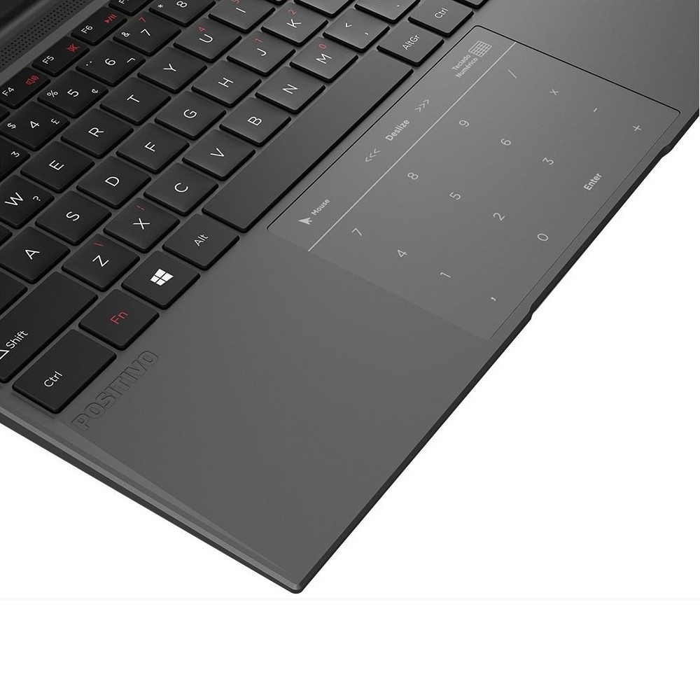 Notebook Positivo Motion Grey 14'' HD Celeron N3350 1TB 4GB Win 10H C41TE