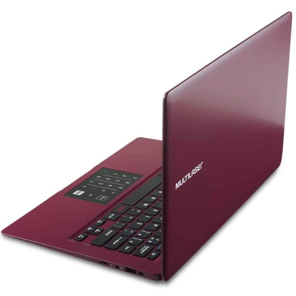 Notebook Multilaser Legacy Cloud Red 14'' HD Atom Z8350 32GB 2GB PC133 ...