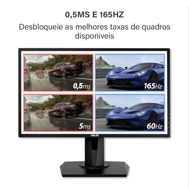 Monitor gamer Asus VG248QG 24'' Full HD 165HZ 0,5MS TN HDMI DP G-SYNC