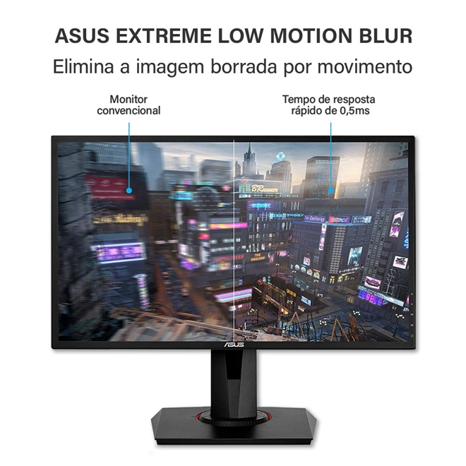 Monitor gamer Asus VG248QG 24'' Full HD 165HZ 0,5MS TN HDMI DP G-SYNC