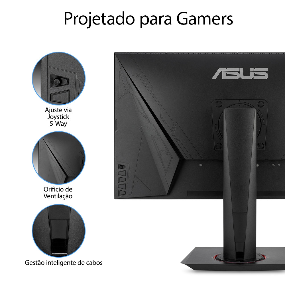 Monitor gamer Asus VG278QR 27.5'' Full HD 165HZ 0,5MS TN HDMI DP G-SYNC