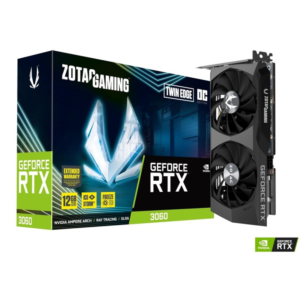 Placa de Vídeo Zotac GeForce RTX 3060 Twin Edge OC 12GB GDDR6 192-BIT ...
