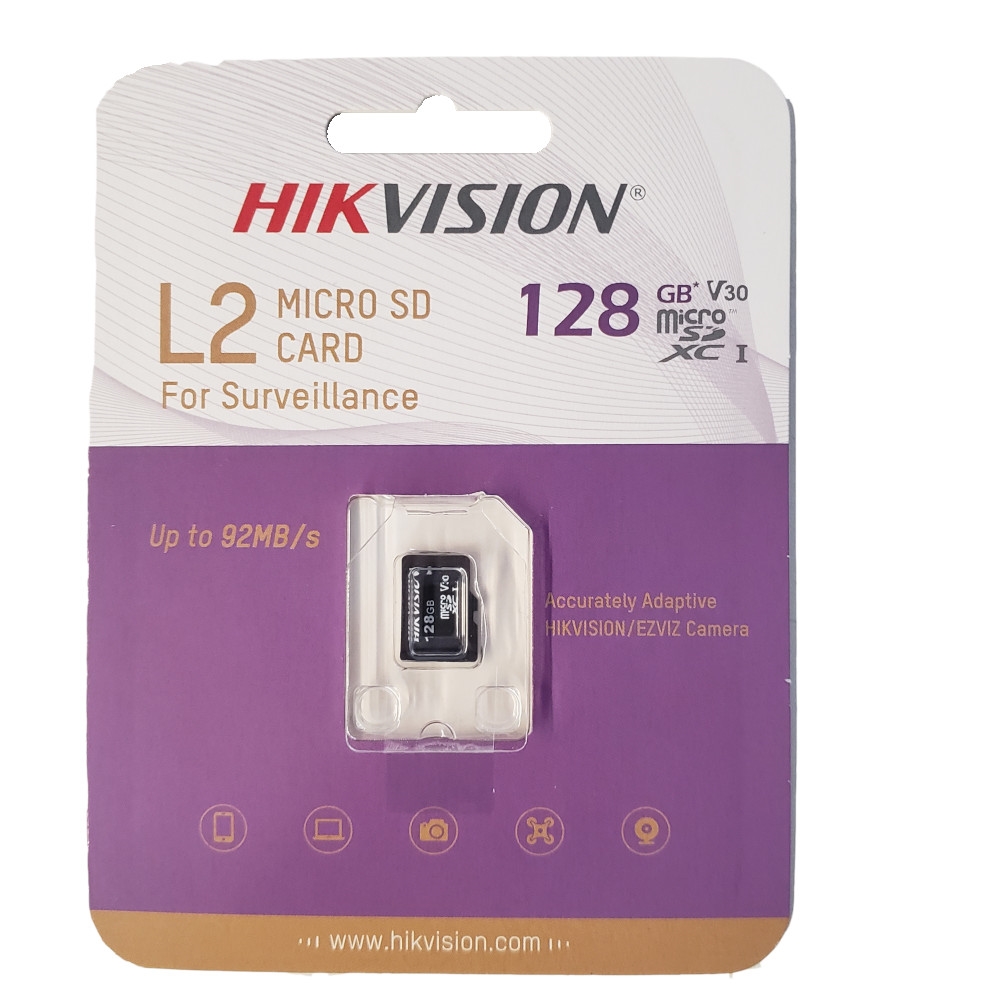 Cartão de Memória Hikvision MicroSD L2 Series 128GB HS-TF-L2(STD)/128G/P