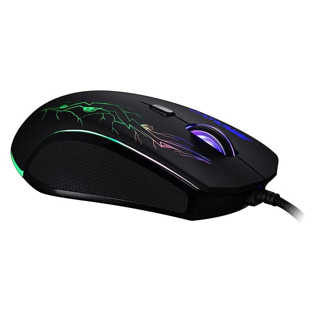 Mouse Gamer Multilaser 3200 Dpi 6 Botões LED 7 Cores MO276