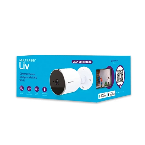 Câmera De Segurança Multilaser Liv Smart Wifi Full HD - SE222