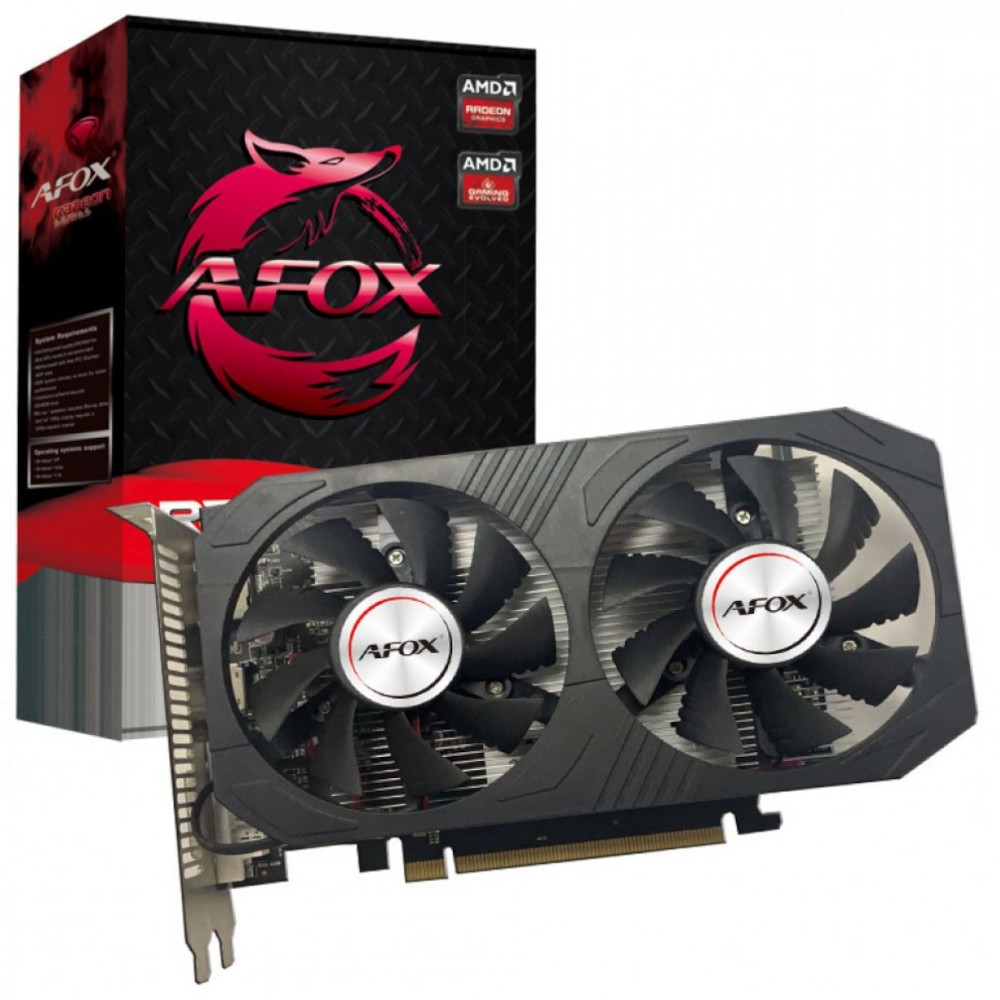 Placa de Vídeo Afox Radeon RX 560 4GB GDDR5 128Bit AFRX560-4096D5H4