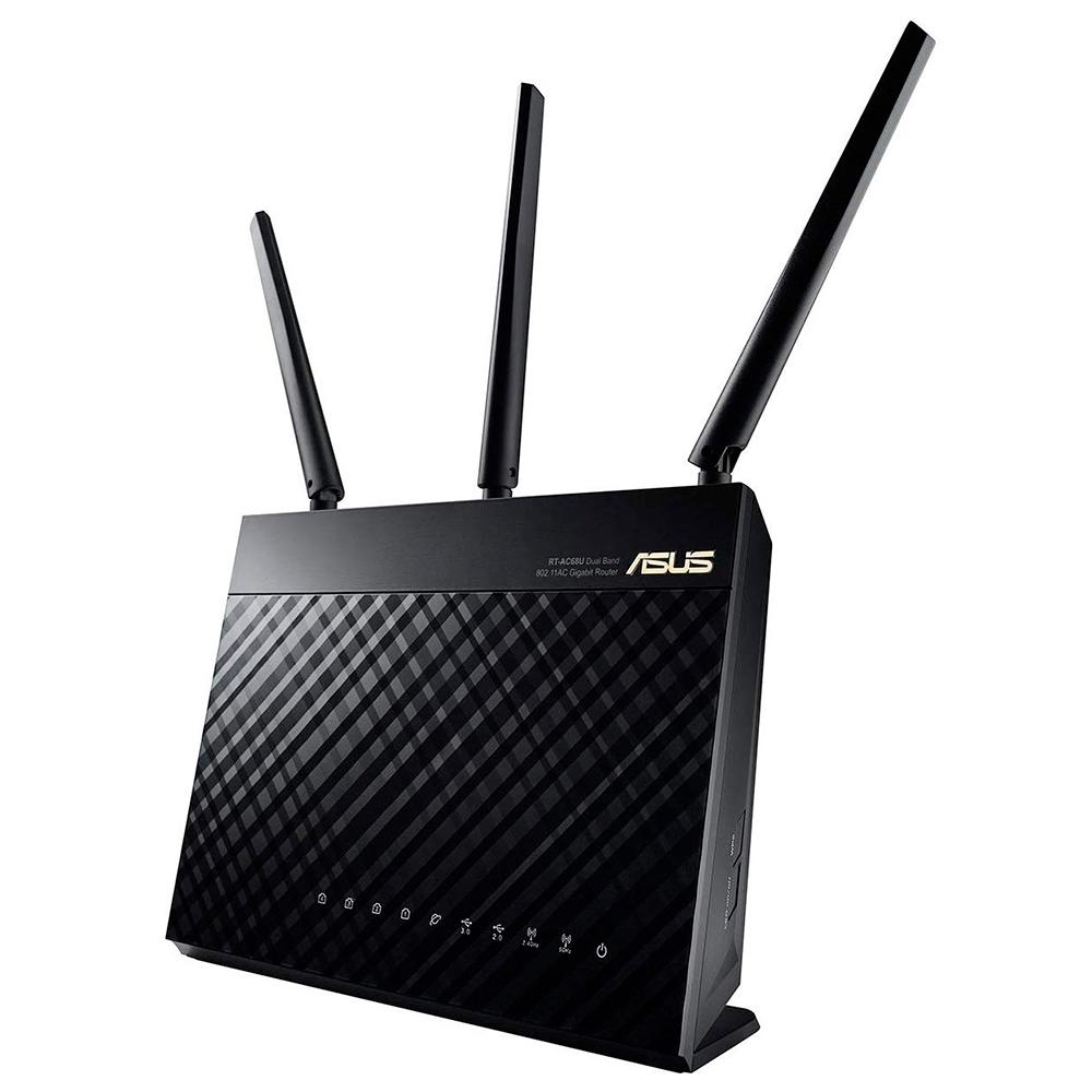 Roteador Gamer Asus RT-AC68U AC1900 Dual band Gigabit AiRadar
