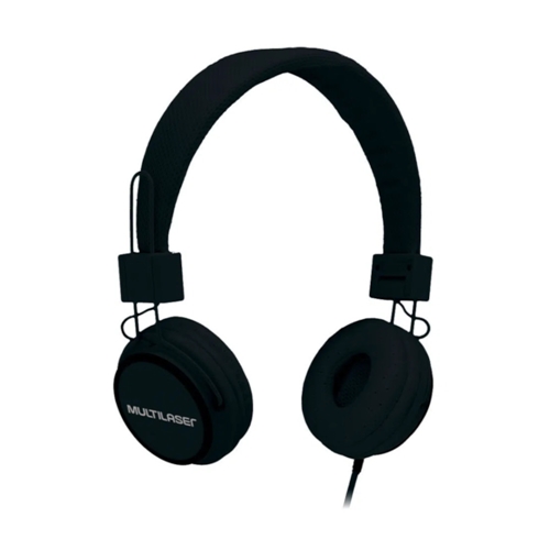 Headphone Multilaser Fun c/Microfone Preto - PH115