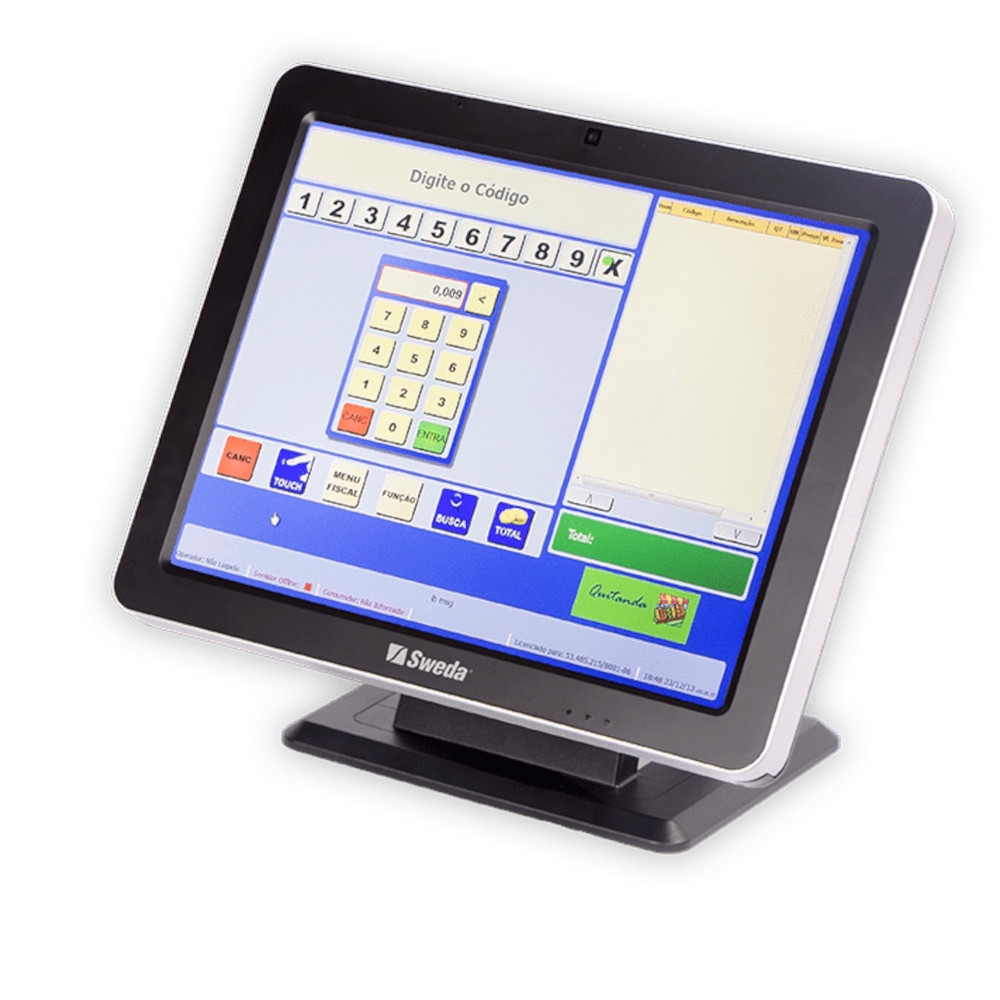 Monitor Touch Screen Sweda LCD 15'' SMT-200
