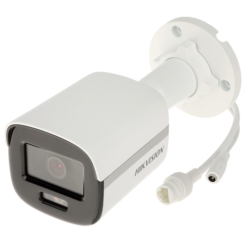 Câmera De Segurança Hikvision Bullet Colorvu 2mp Fhd Ds 2cd1027g0 L 2 8mm