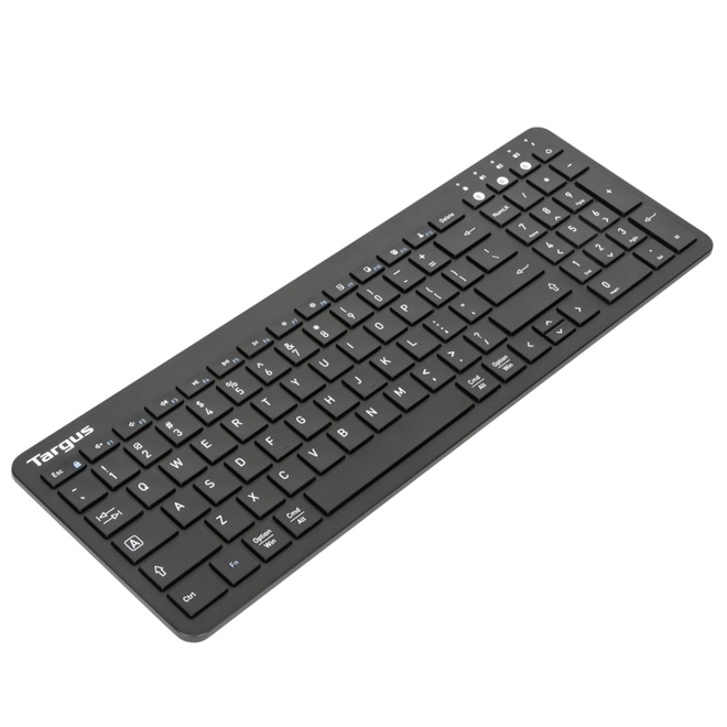 Teclado Targus Sem Fio Bluetooth 5.1 Antimicrobiano US Preto - AKB863US
