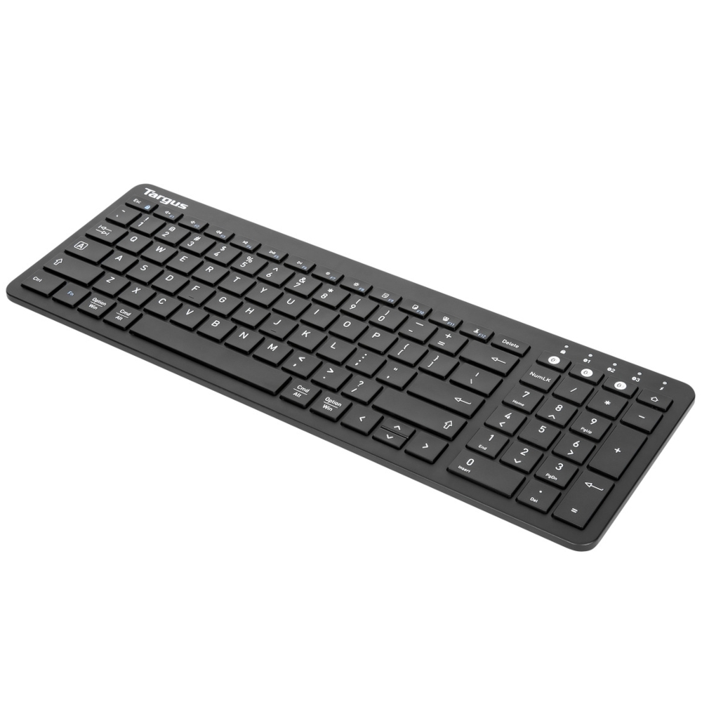 Teclado Targus Sem Fio Bluetooth 5.1 Antimicrobiano US Preto - AKB863US