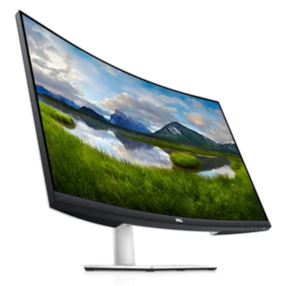 Monitor Dell LCD Curvo 31.5" UHD 4K VA DP HDMI USB S3221QS Branco