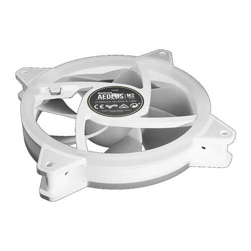 Kit com 4 Fans Gamdias Aeolus 120mm RGB com Controlador Branco - M2 ...