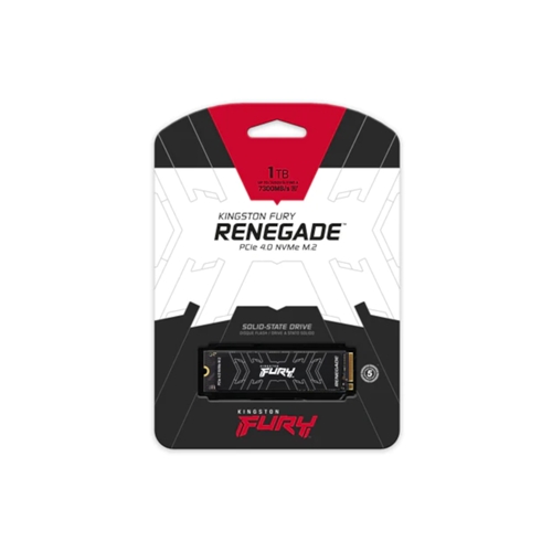 SSD Kingston Fury Renegade 1TB M.2 2280 NVMe 7.300MB/s - SFYRS/1000G